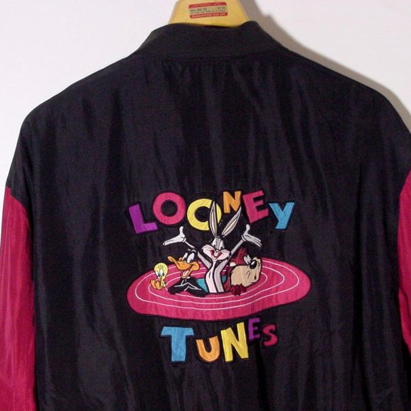 American Characters | Jackets & Coats | Vtg 9s Silk Looney Tunes ...